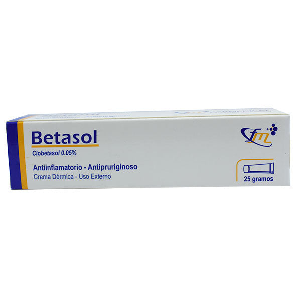 Betasol Clobetasol Propinato 0.0005 Crema X 25G— Farmacorp