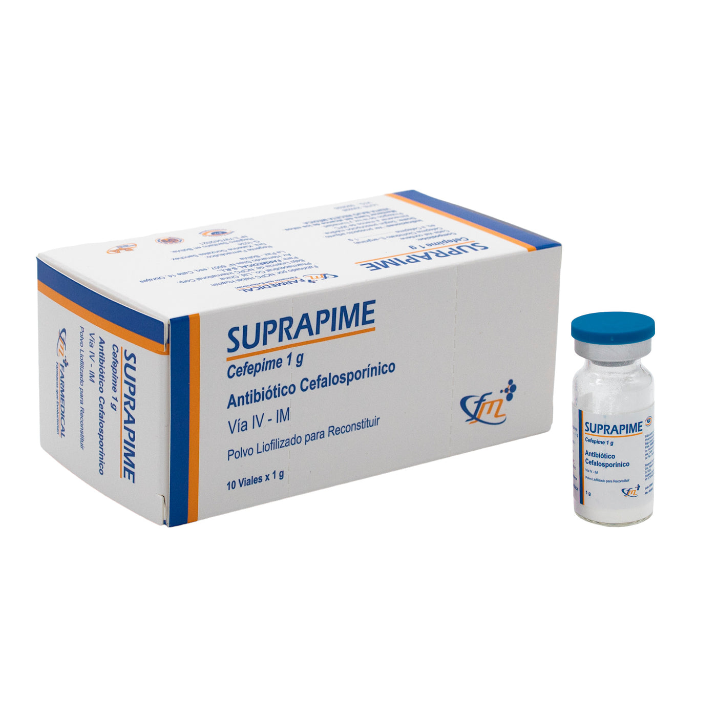 Suprapime 1G Cefepima Im Iv X Ampolla— Farmacorp