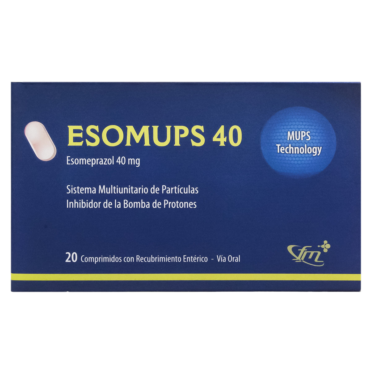 Esomups 40Mg Esomeprazol X 20 Comprimidos— Farmacorp