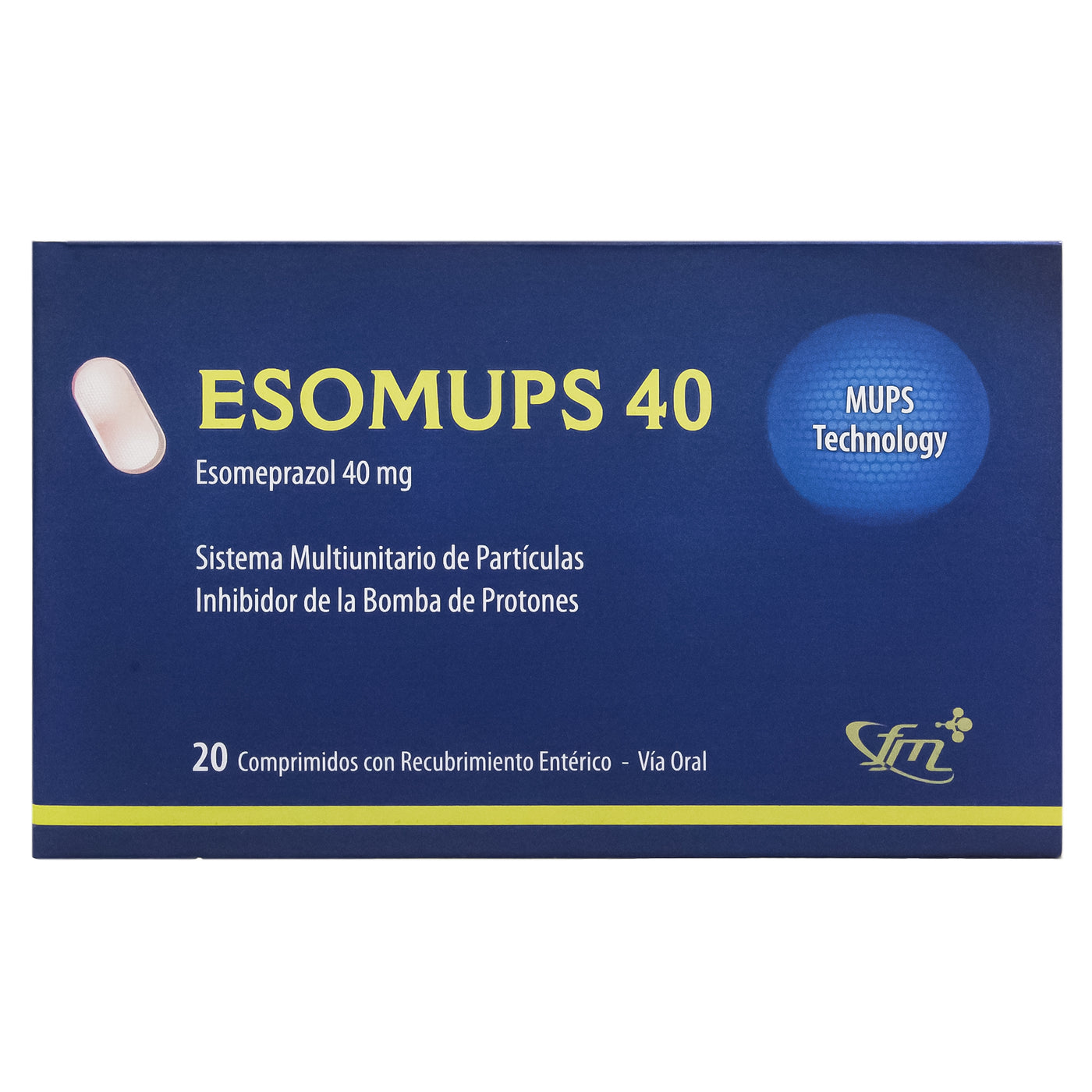 Esomups 40Mg Esomeprazol X 20 Comprimidos— Farmacorp