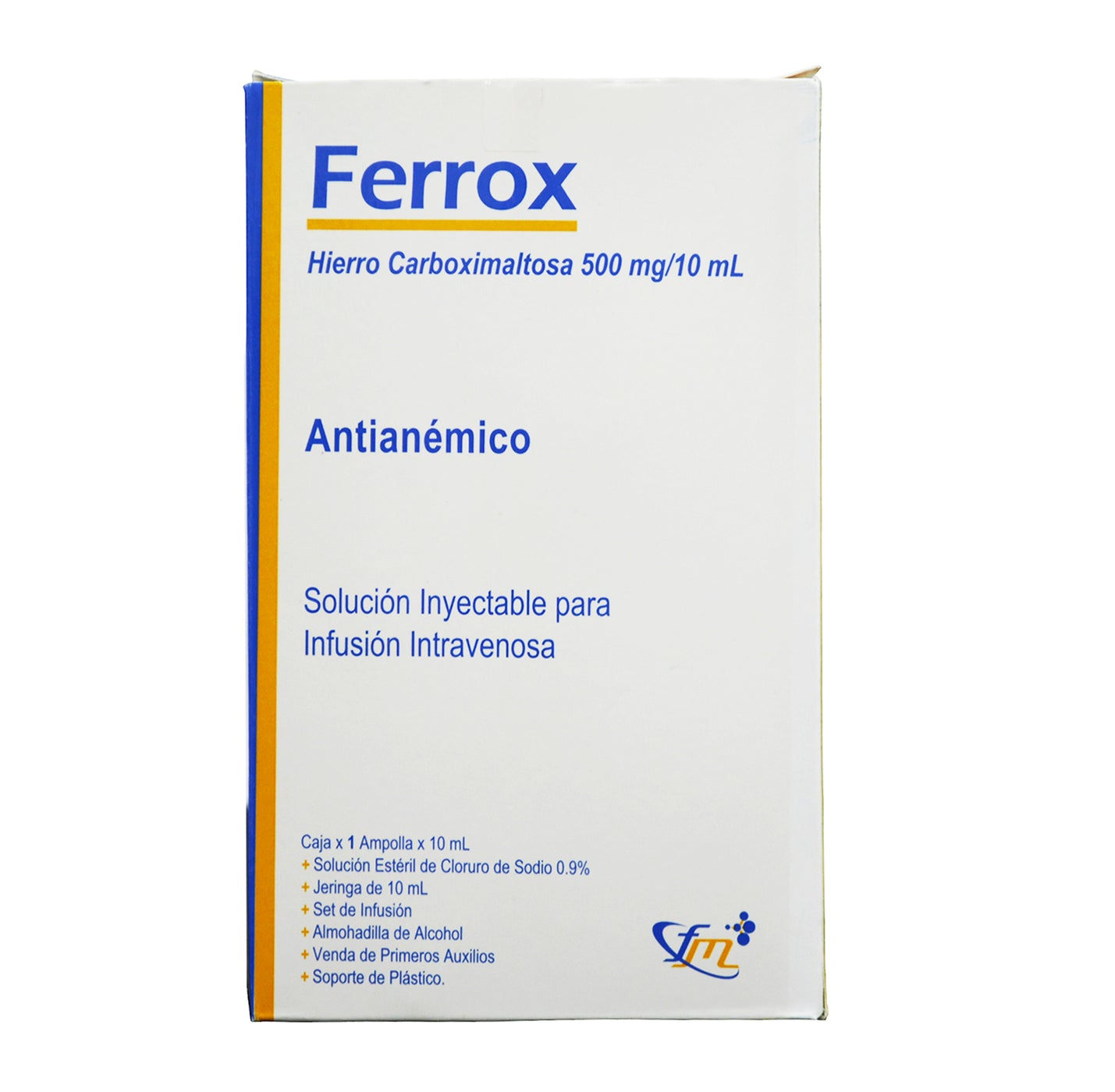 Ferrox 500Mg Hierro Carboximal Iv X 10Ml / Ampolla— Farmacorp