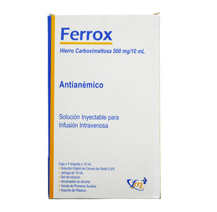 Ferrox 500Mg Hierro Carboximal Iv X 10Ml / Ampolla— Farmacorp