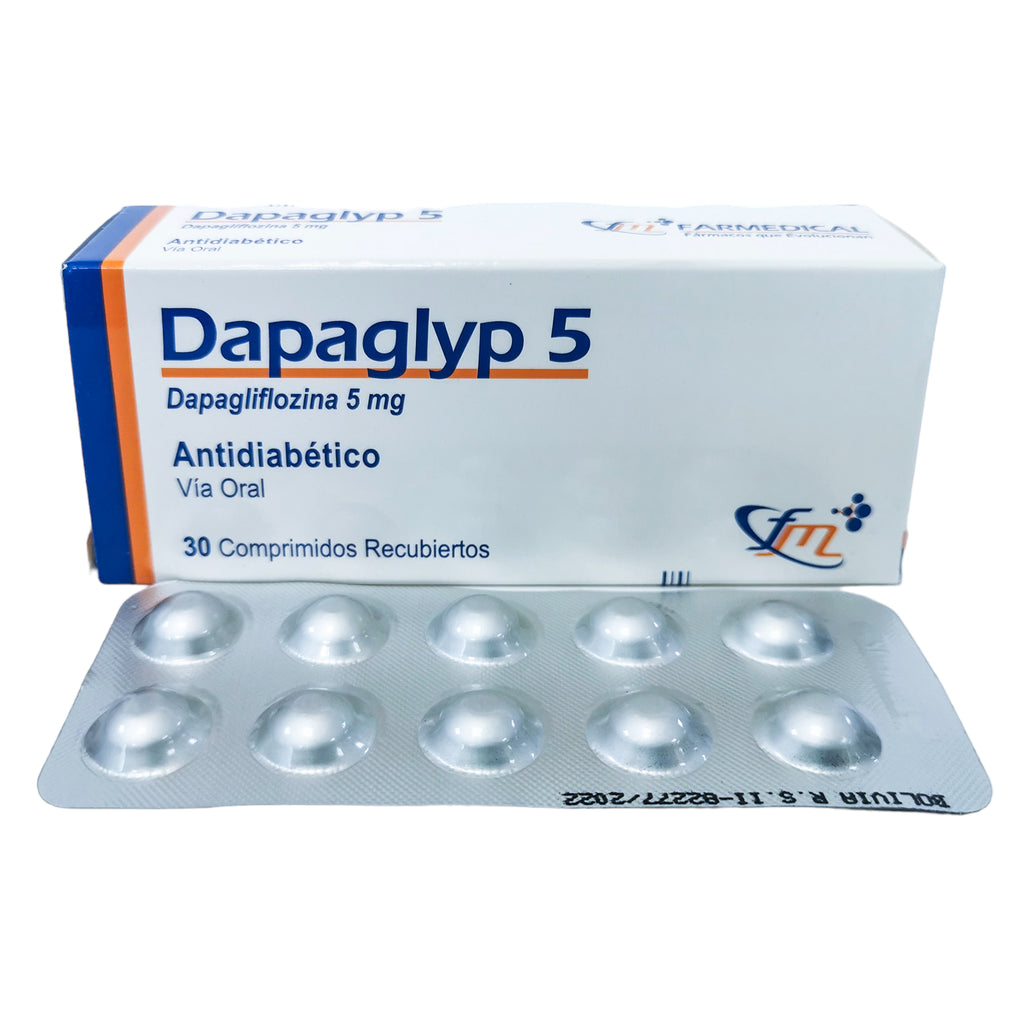 Dapaglix 5Mg Dapagliflozina X Comprimido— Farmacorp