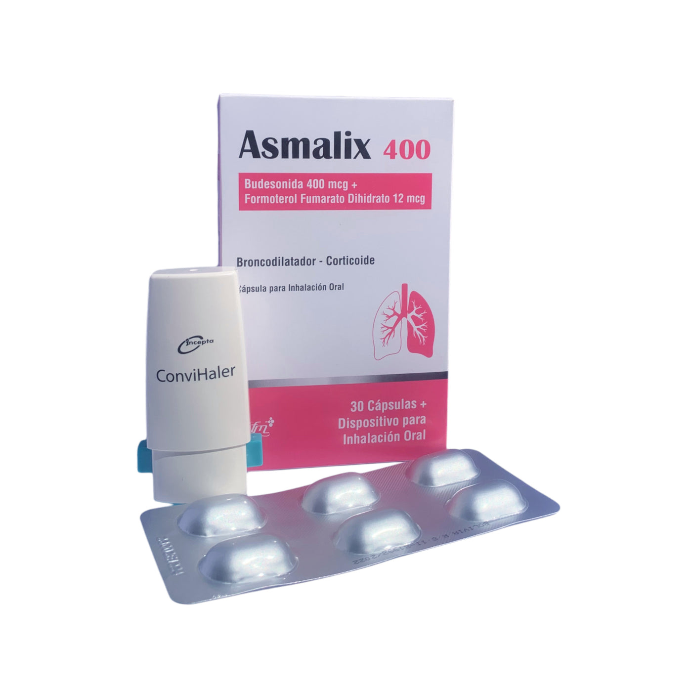 Asmalix 400 Dispositivo Para Inhalacion Oral X Capsula— Farmacorp