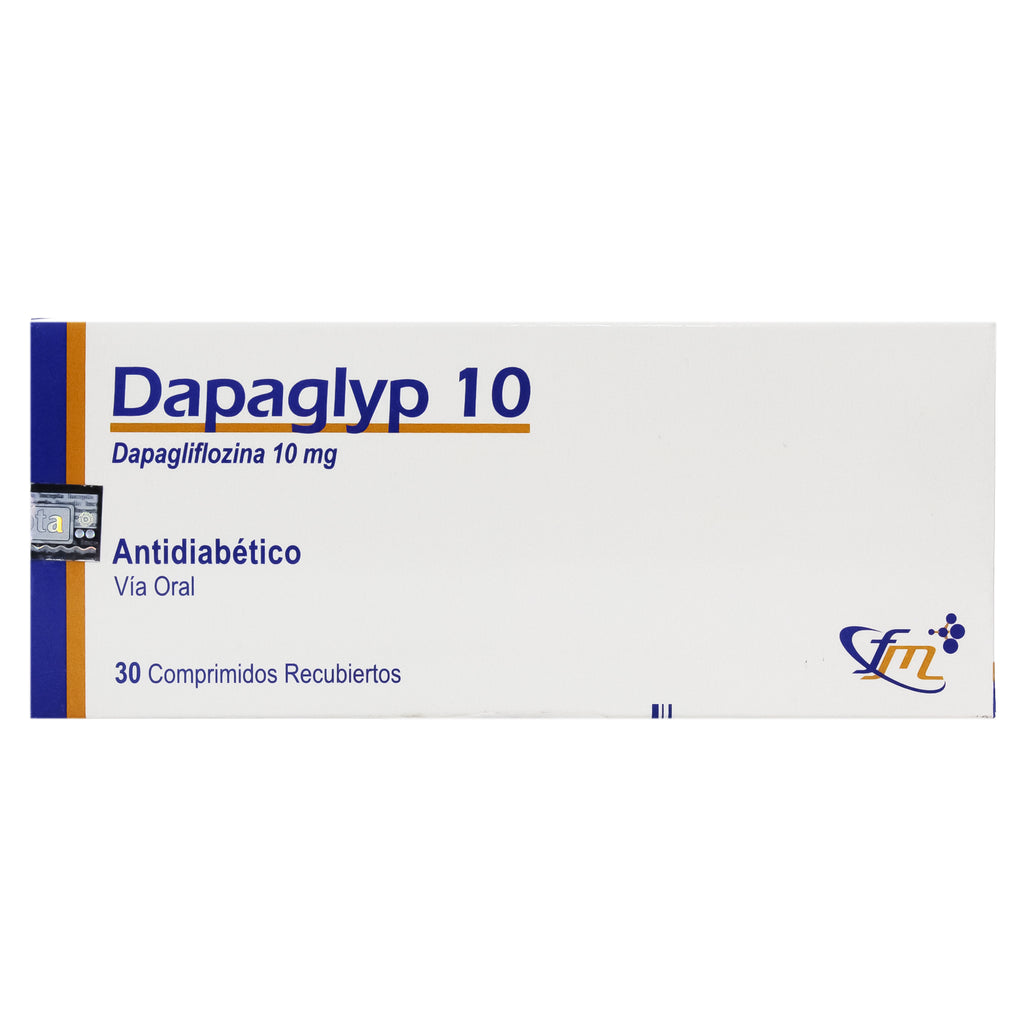 Dapaglix 10Mg Dapagliflozina X Comprimido— Farmacorp