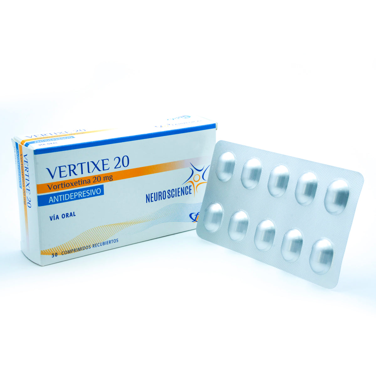 Vertixe 20 Mg Vortioxetina X Comprimido— Farmacorp
