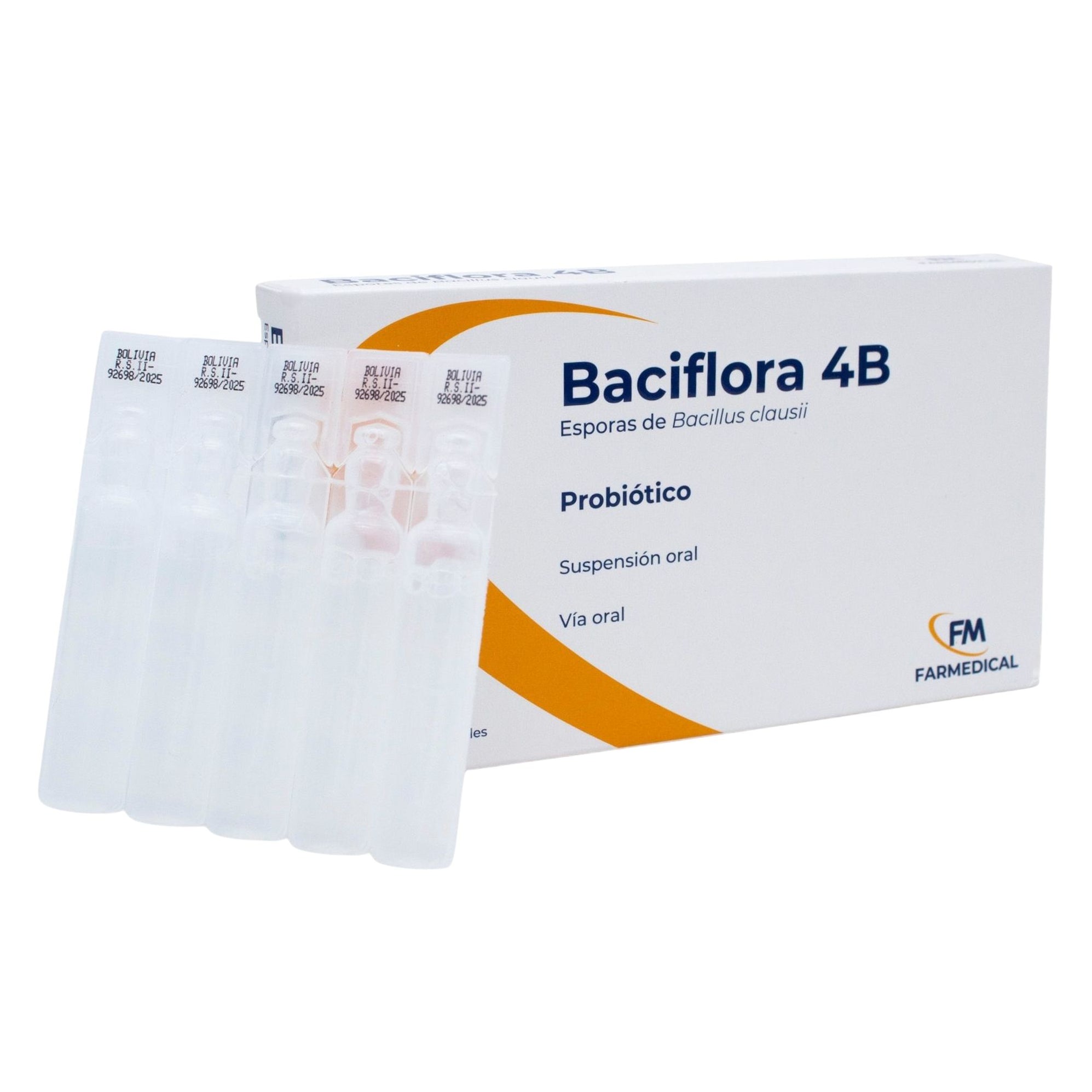 Baciflora 4B Probiotico X Ampolla Bebible— Farmacorp