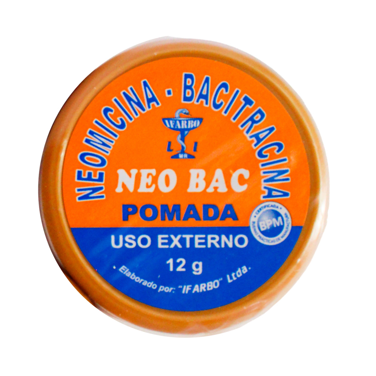 Pomada Neo Bac Neomicina / Bacitracina X 12 Gr— Farmacorp