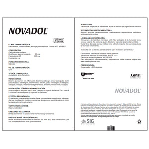 Novadol Diclofenaco Sodico 50Mg Y Paracetamol 500Mg X Capsula— Farmacorp