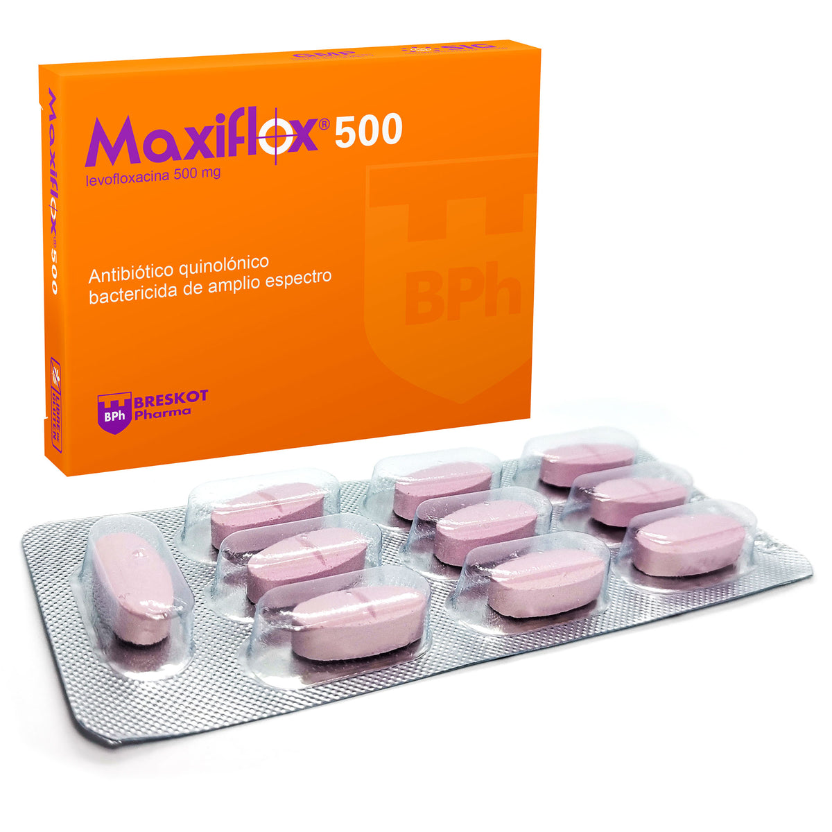 Maxiflox 500Mg Levofloxacina X Tableta— Farmacorp