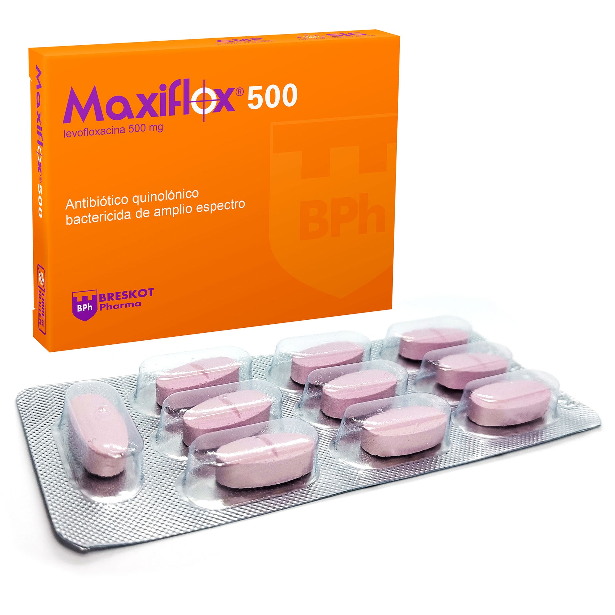 Maxiflox 500Mg Levofloxacina X Tableta— Farmacorp