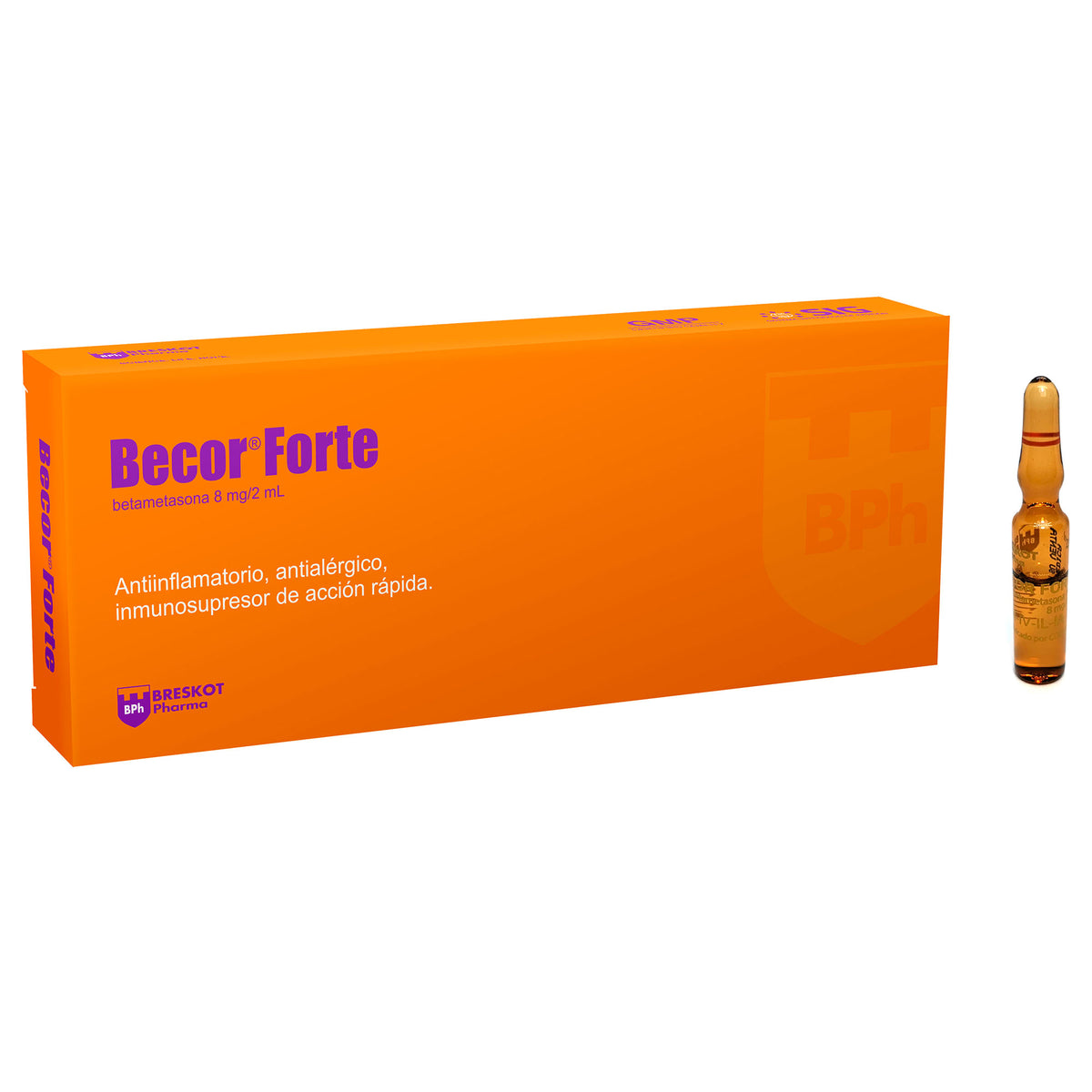 Becor Forte Betametasona 8Mg X Ampolla— Farmacorp