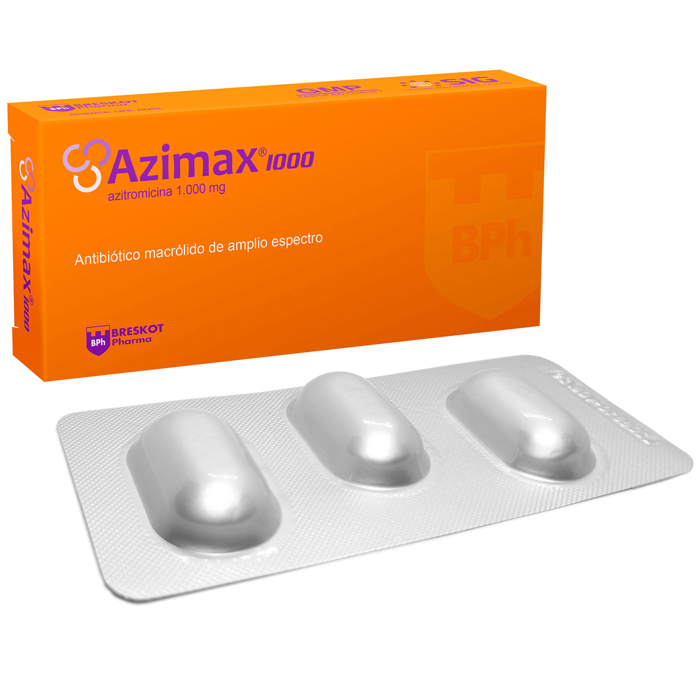 Azimax Azitromicina 1G X Tableta— Farmacorp