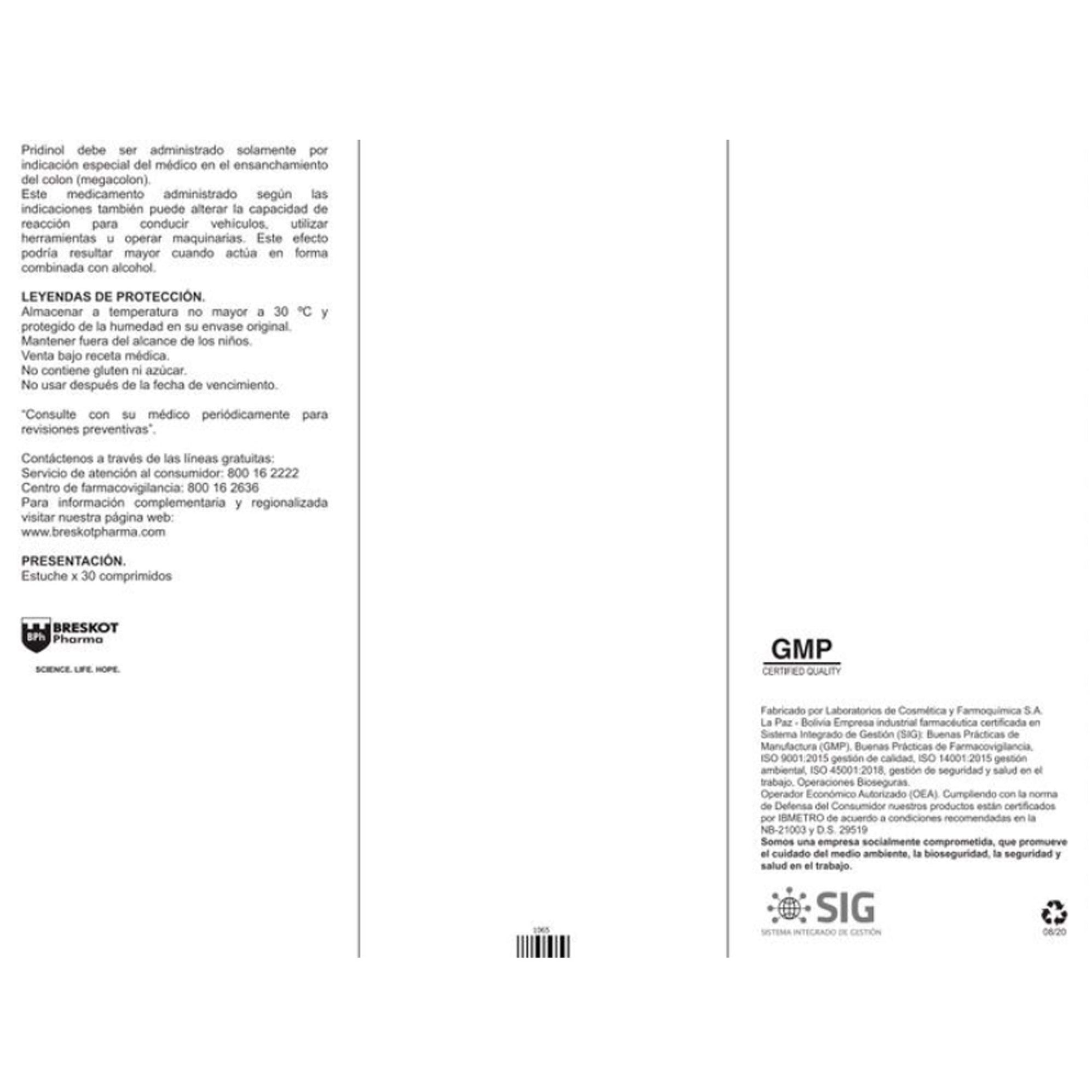 Flexicam Relax Meloxicam 15Mg Y Pridinol Mesilato 4Mg X Tableta— Farmacorp