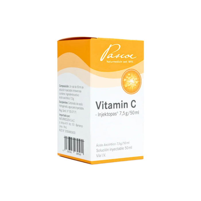 Vitamin C Injektopas 7.5G / 50Ml Iv X Ampolla— Farmacorp