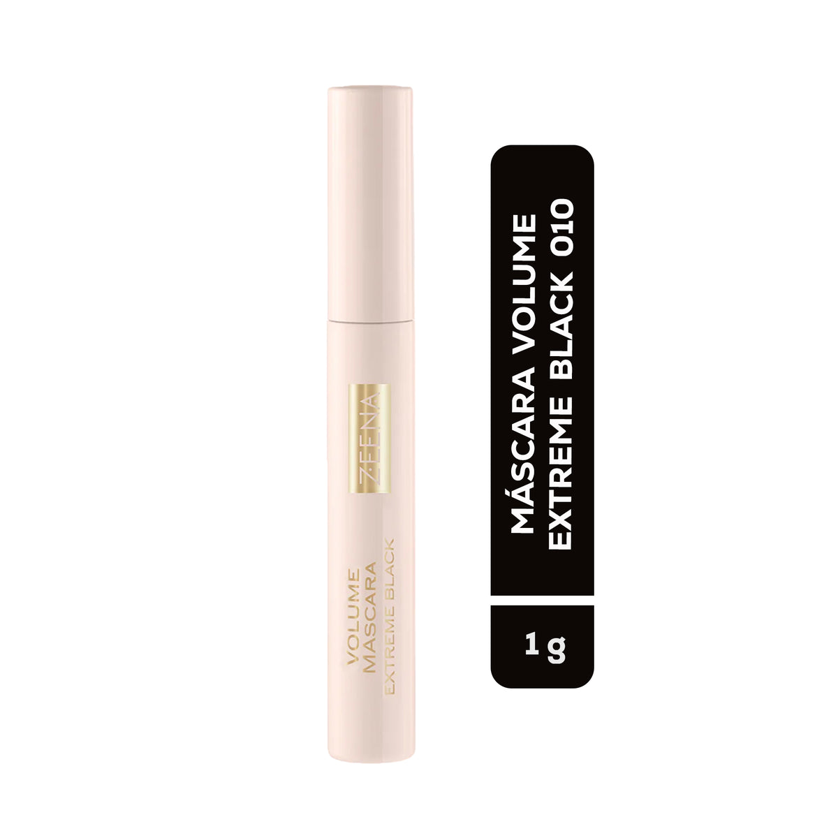 Mascara De Pestañas Volumen Extreme Black Zeena 010— Farmacorp