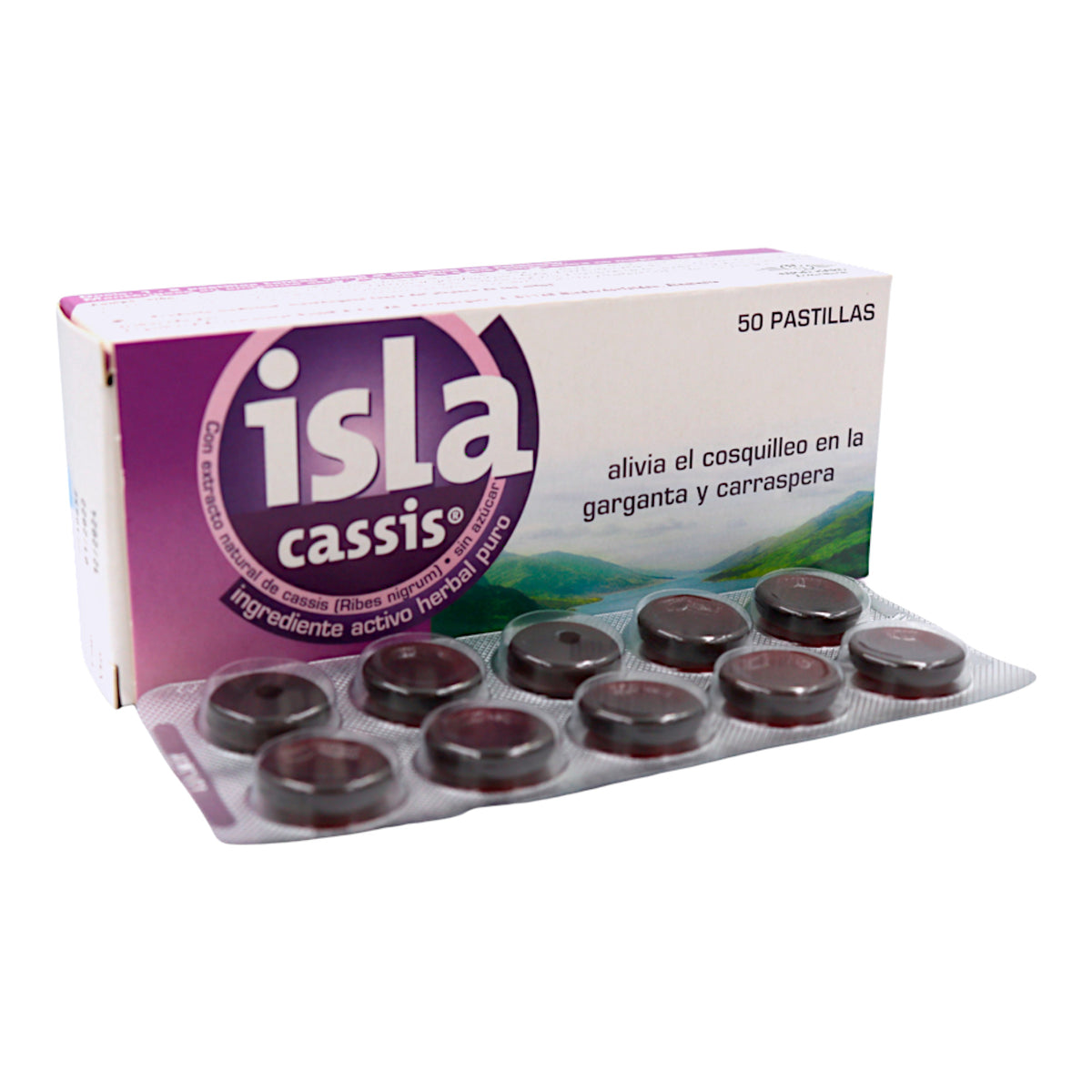 Isla Cassis Musgo De Islandia 80Mg X Pastilla— Farmacorp