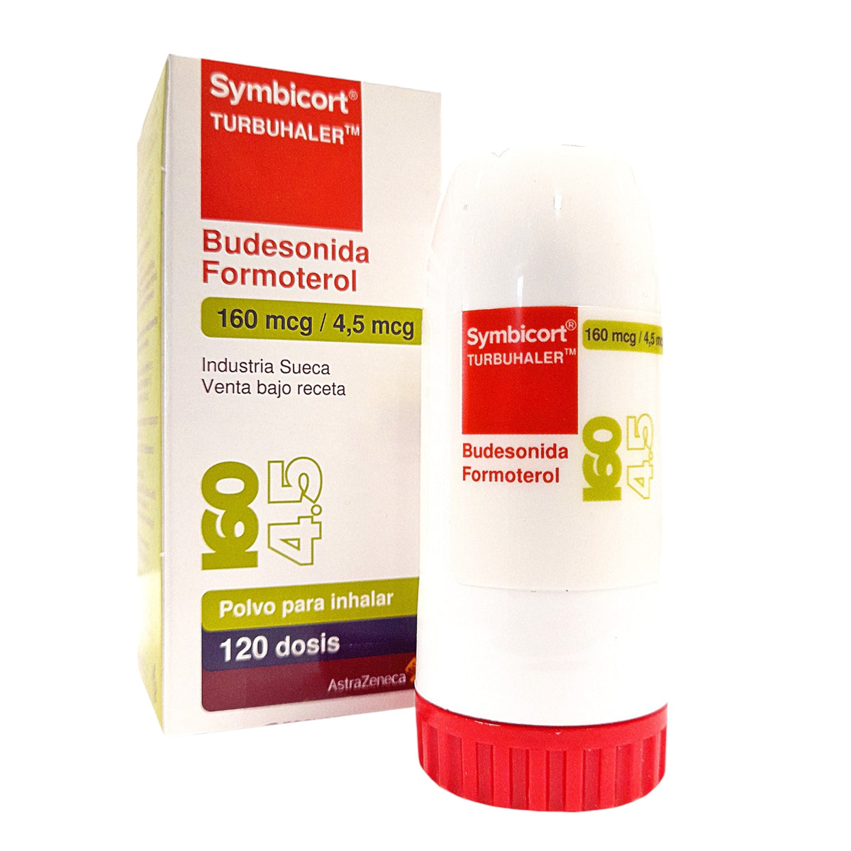 Polvo Para Inhalar Symbicort Turbuhaler Budesonida Formote X 120Dosis ...