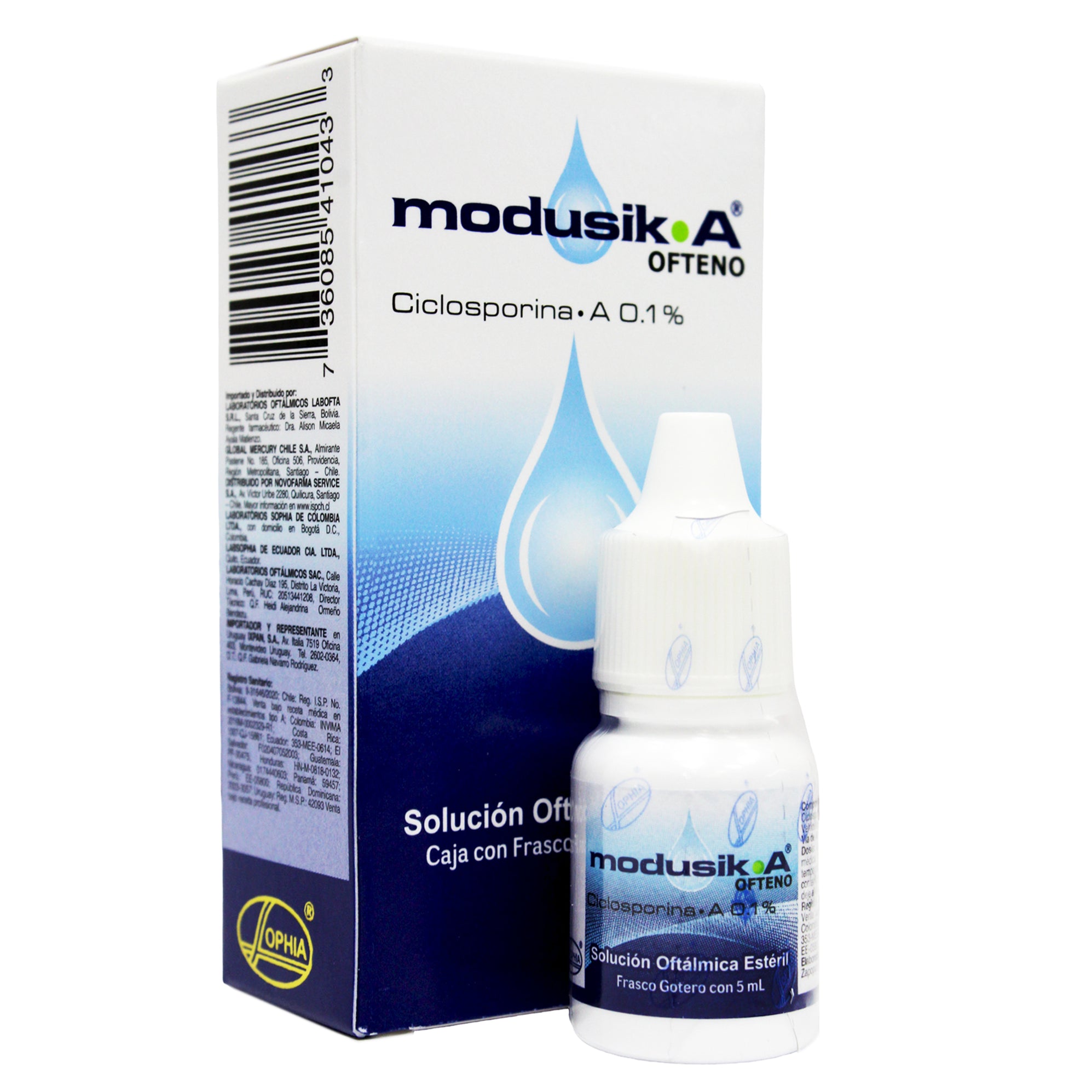 Modusik A Ofteno 0.1% Colirio X 5Ml Ciclosporina— Farmacorp