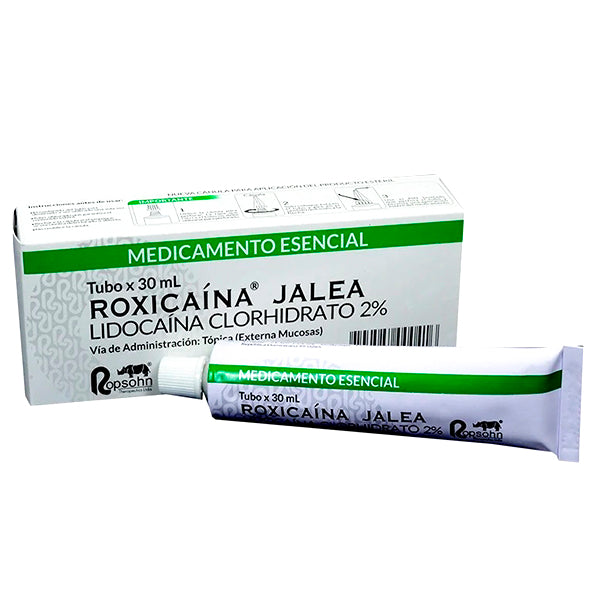 Anestésico Roxicaina Lidocaína 0.02 Jalea X 30G— Farmacorp