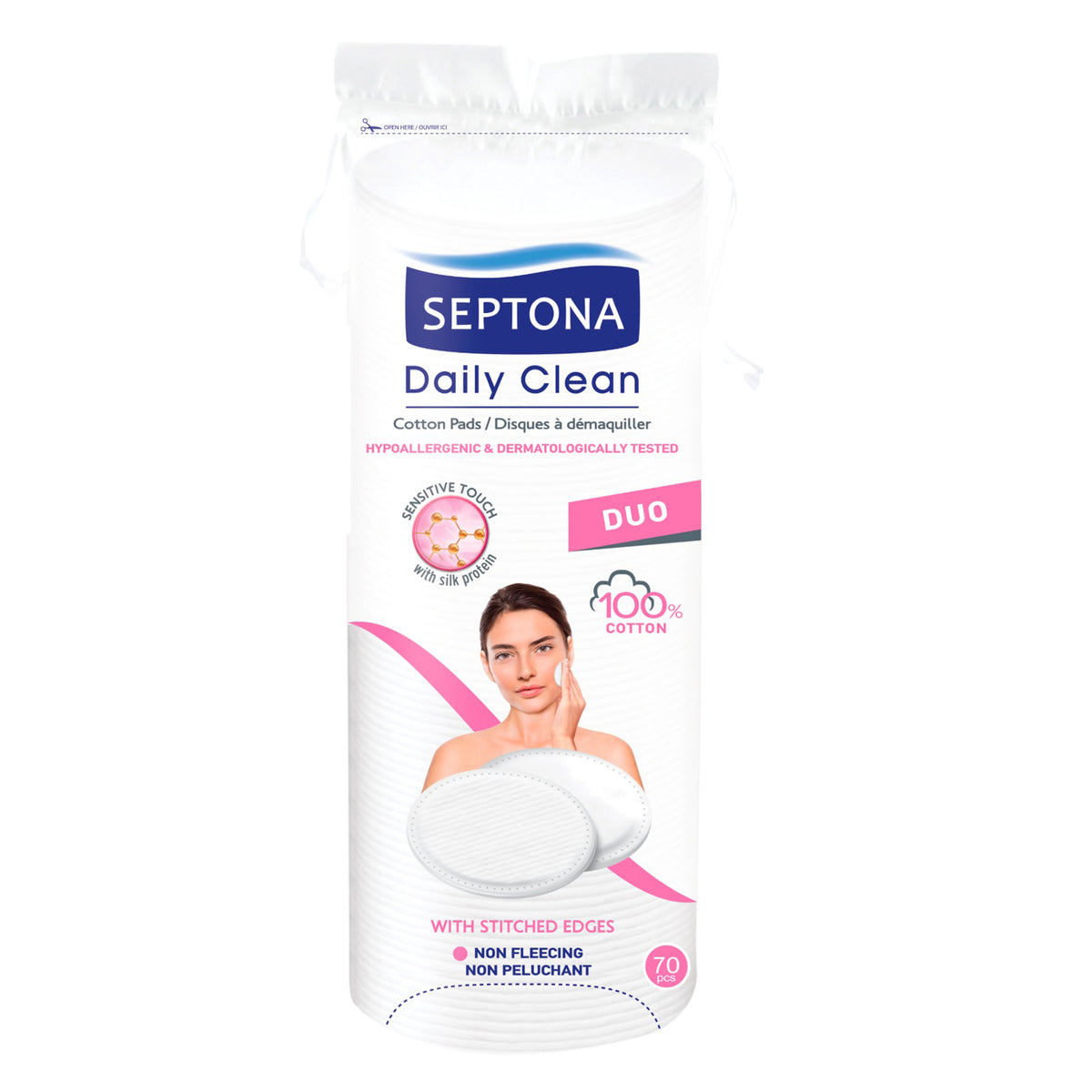 Septona Discos Algodon Daily Clean X 70 Unidades— Farmacorp