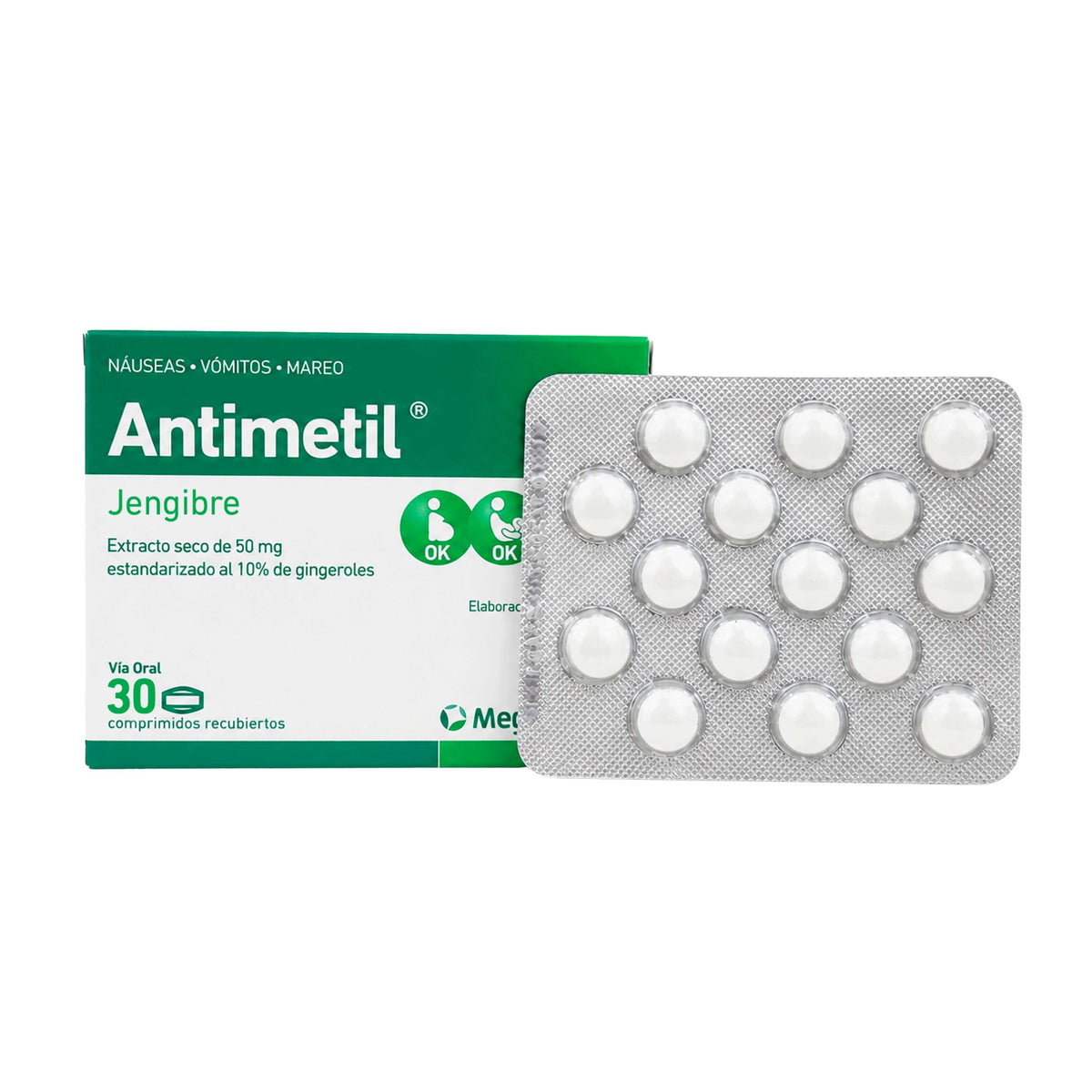 Antimetil 50Mg Jengibre X Tableta— Farmacorp