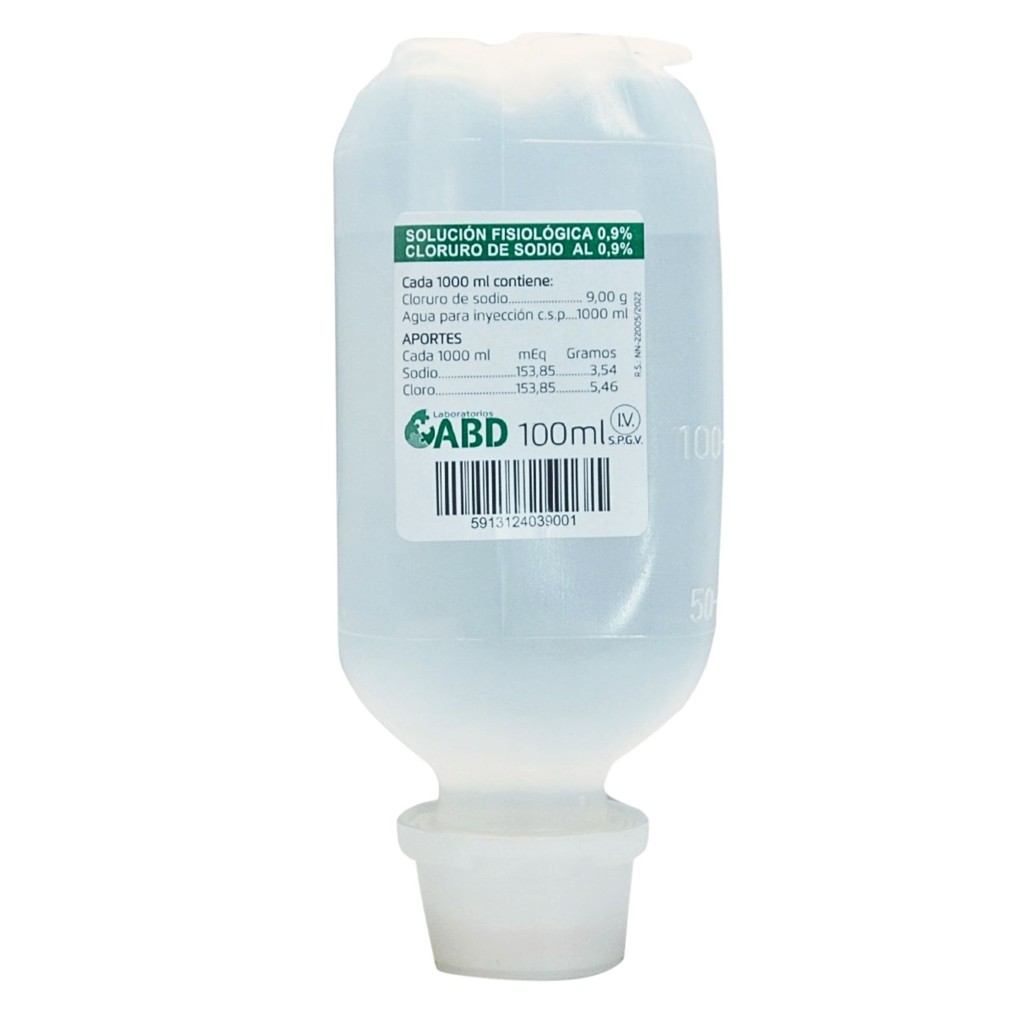 Suero Fisiológico 0 9 Iv Abd Envase X 100ml Farmacorp
