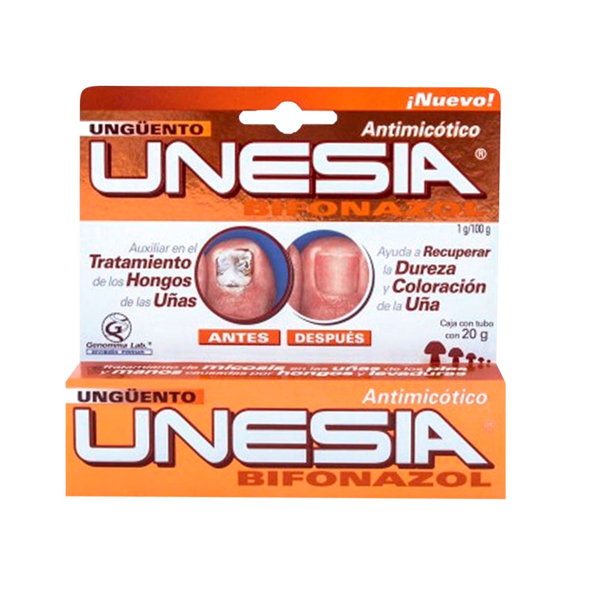 Unesia 1% Bifonazol Unguento Dermico X 20G— Farmacorp
