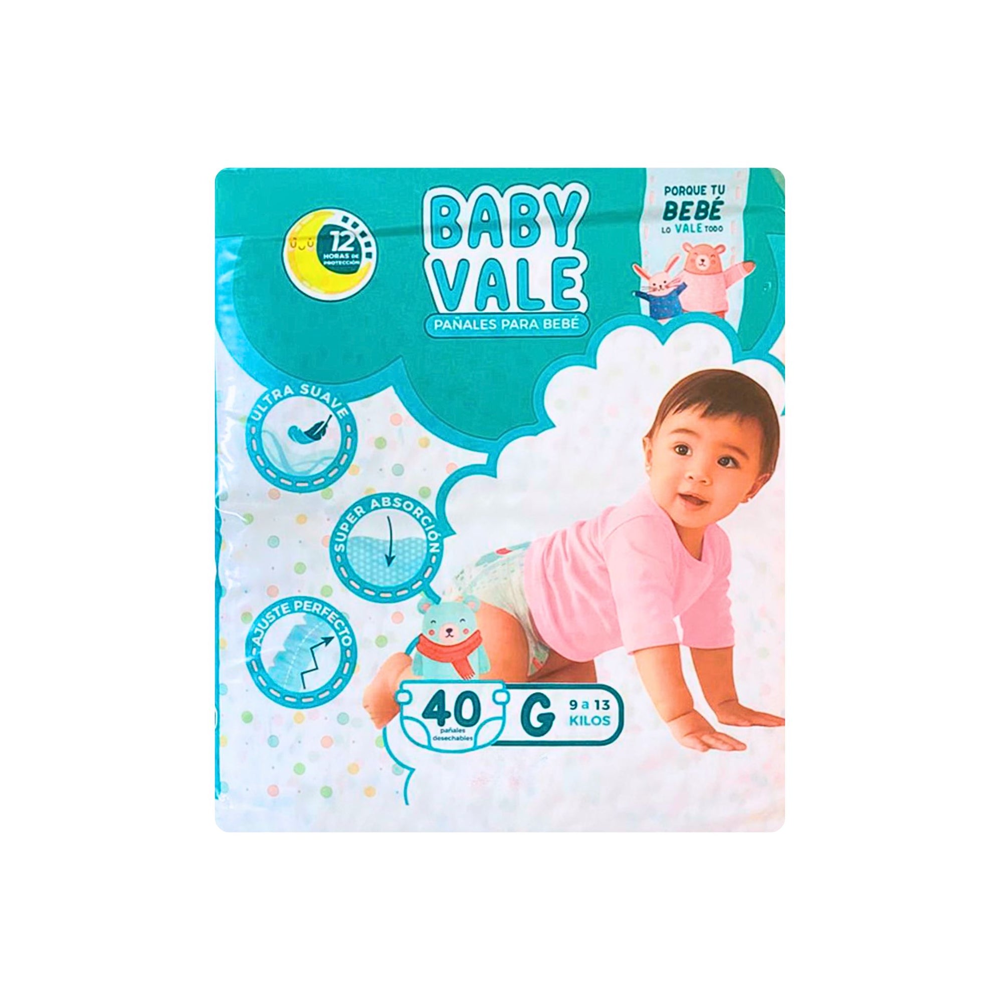 Pañales Baby Vale G X 40 Unidades— Farmacorp