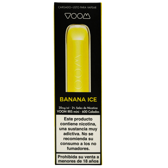 Voom Iris Mini Banana Ice Vape 600 Puff— Farmacorp