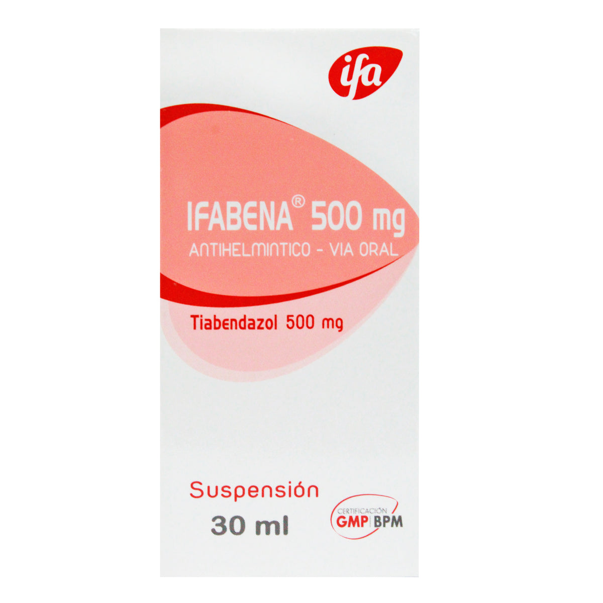 Ifabena 500Mg 5Ml Susp X 30Ml Tiabendazol— Farmacorp