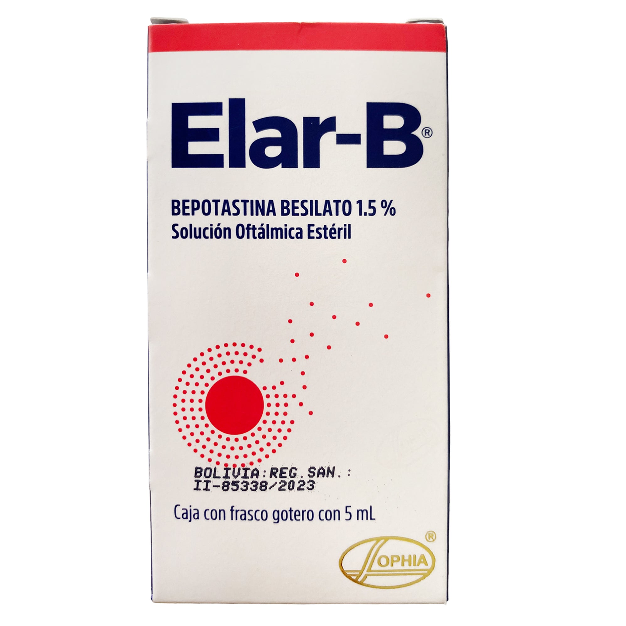 Elar-B 1.5% Colirio Bepotastina X 5Ml— Farmacorp