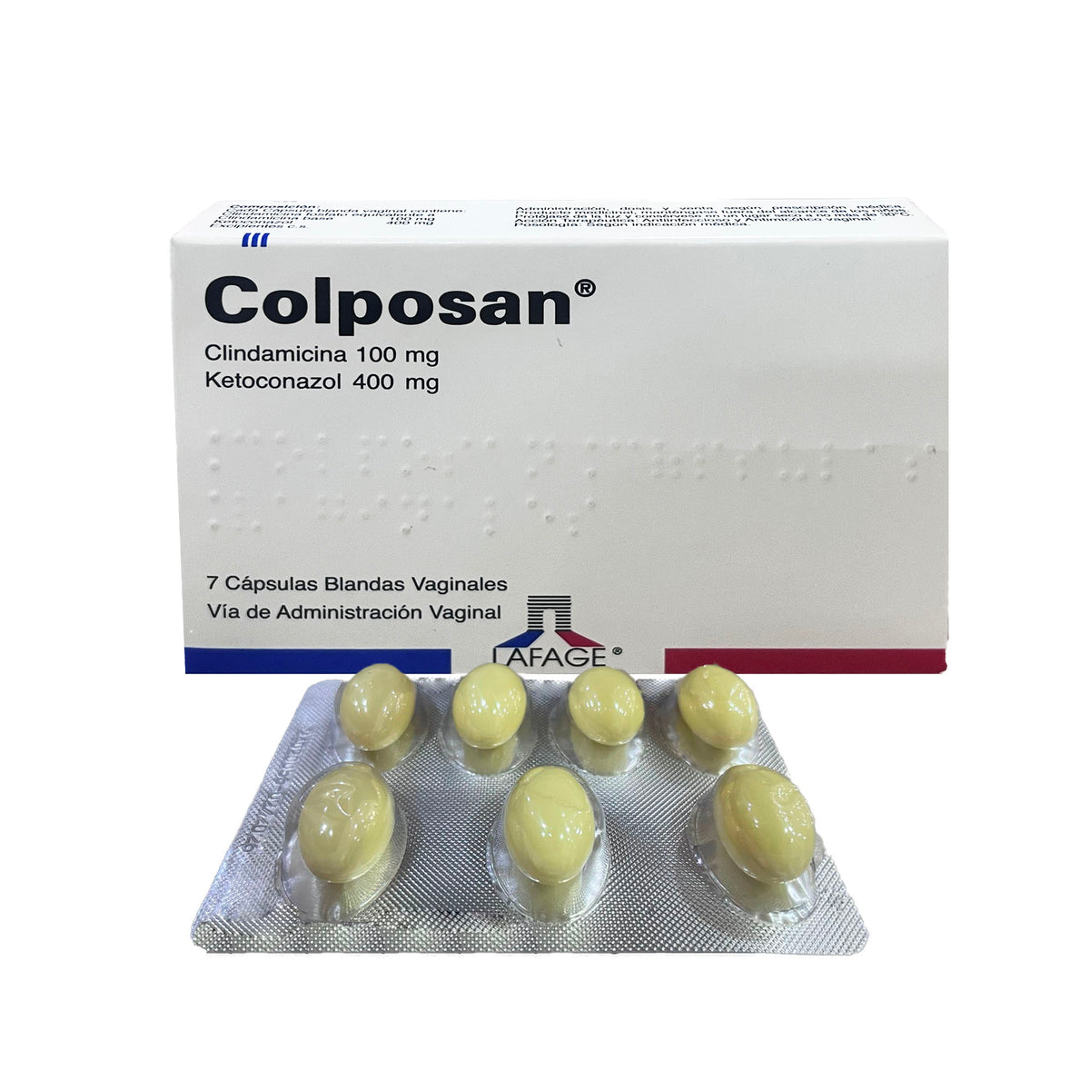 Colposan Vaginales Clindamicina/Ketoconazol X Capsula Blanda— Farmacorp