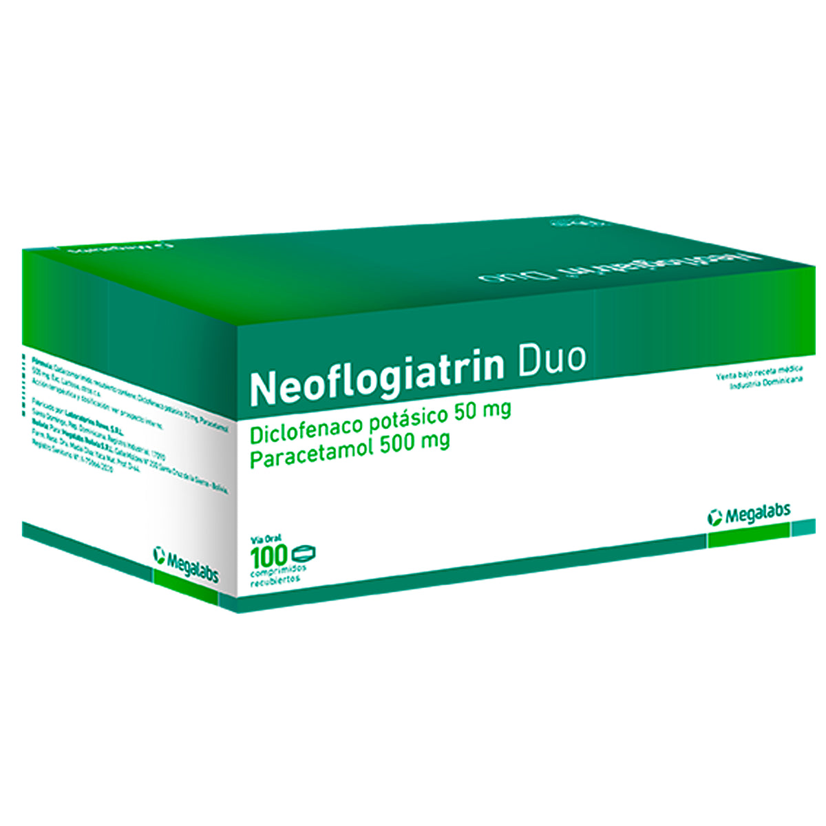 Neoflogiatrin Duo Diclofenaco Y Paracetamol X Tableta— Farmacorp