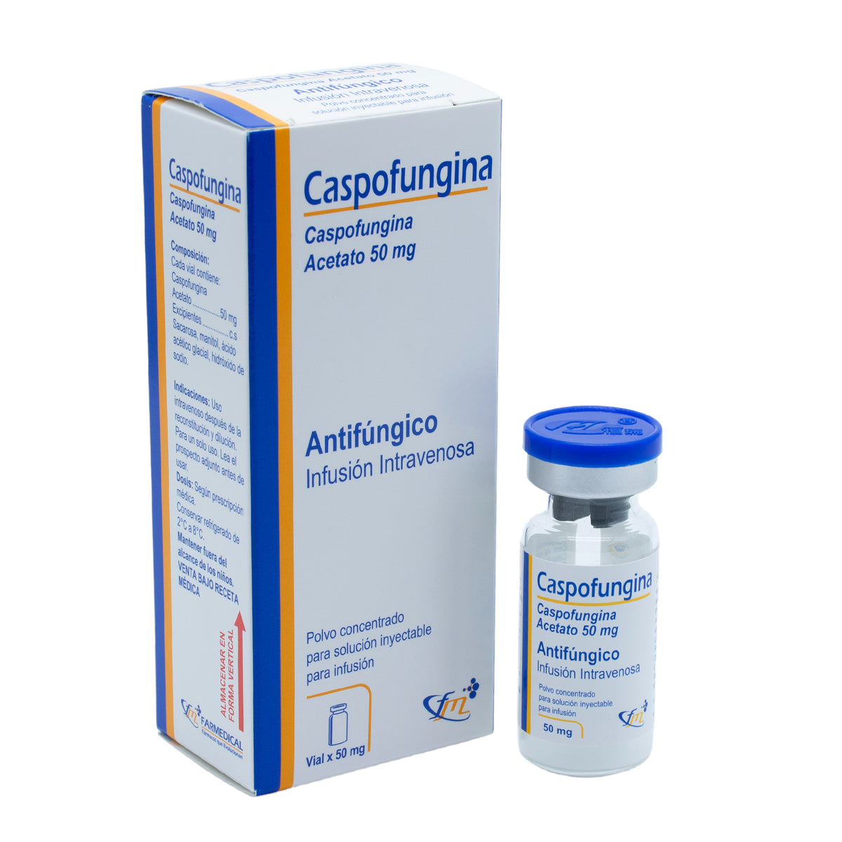 Caspofungina 50Mg Iv Generico X 1 Frasco Ampolla— Farmacorp