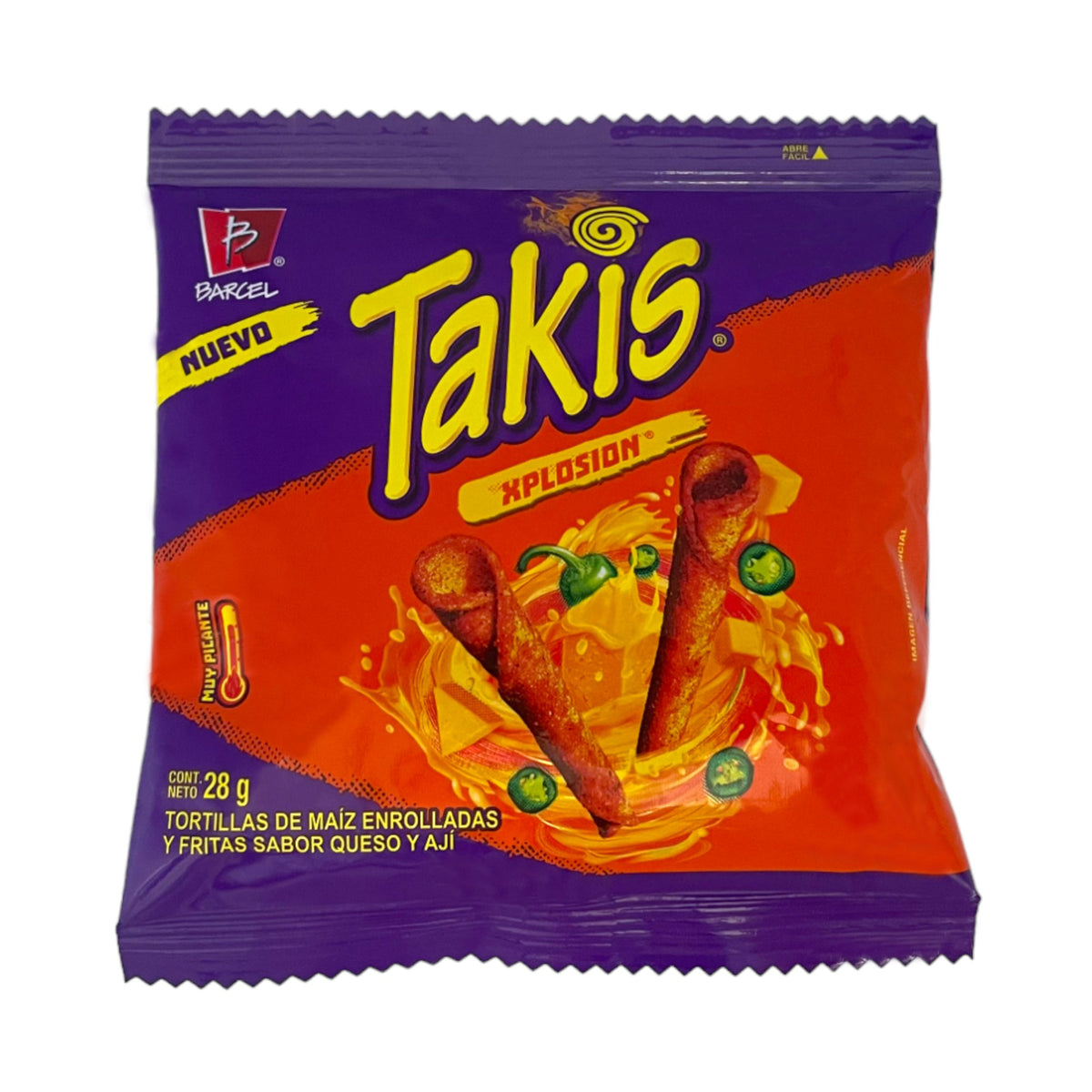 Takis Xplosion Bolsa Sabor Queso Y Aji X 28G— Farmacorp