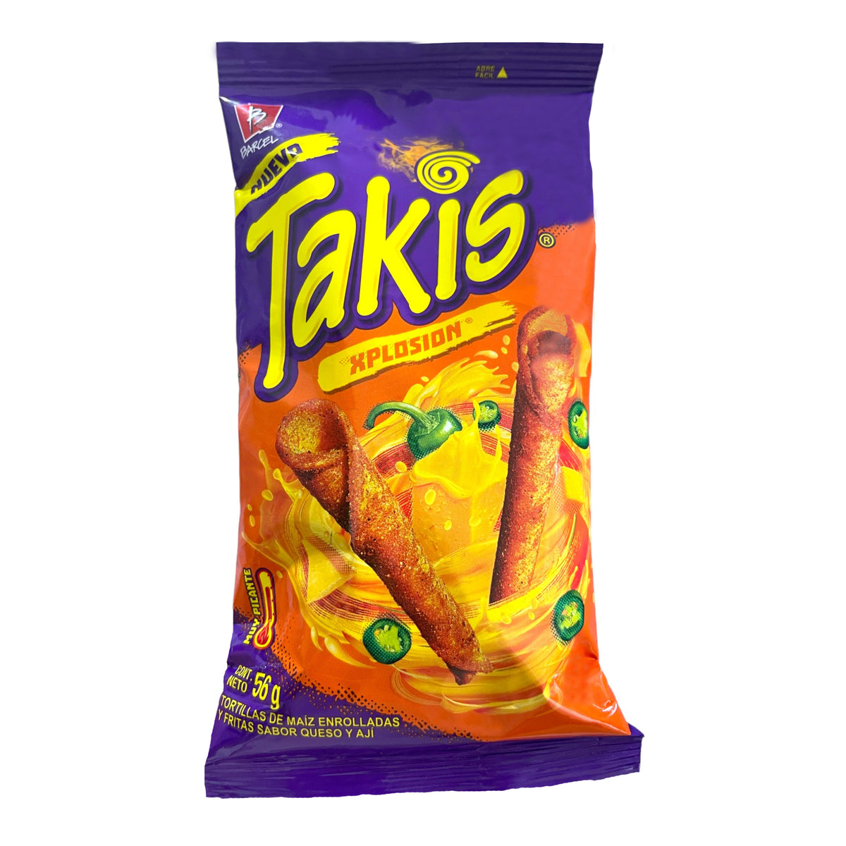 Takis Xplosion Bolsa Sabor Queso Y Aji X 56G— Farmacorp