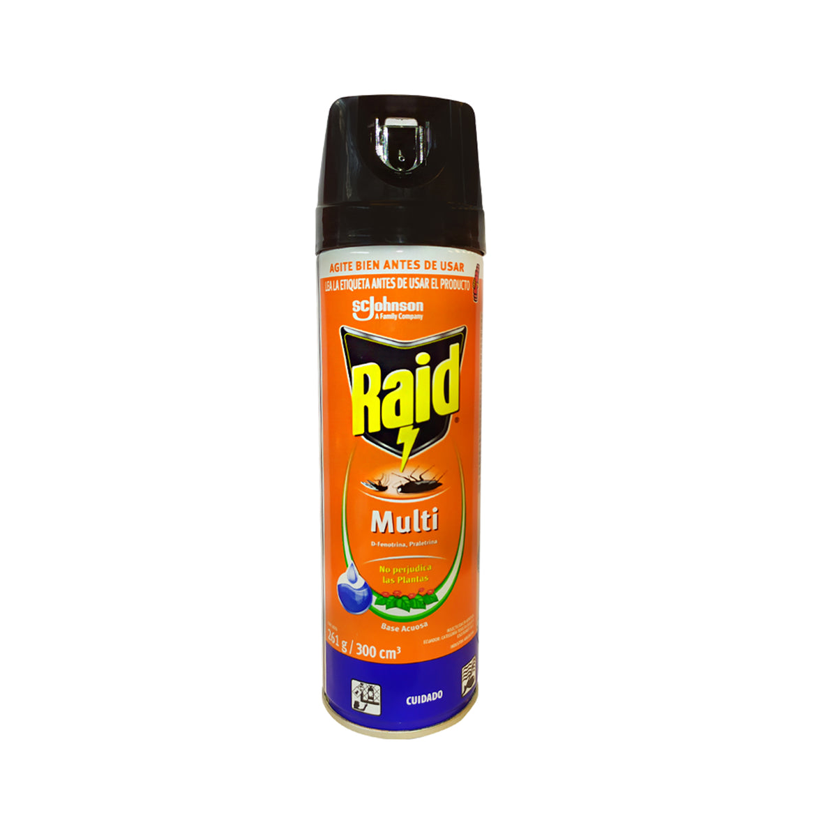 Insecticida En Spray Raid Multi X 300 Ml— Farmacorp