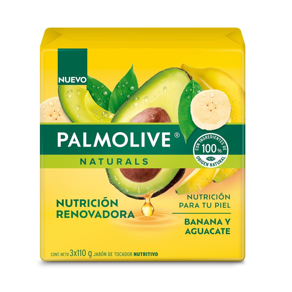 Palmolive Pack Jabon Banana Y Aguacate 110Gr X 3 Unidades— Farmacorp