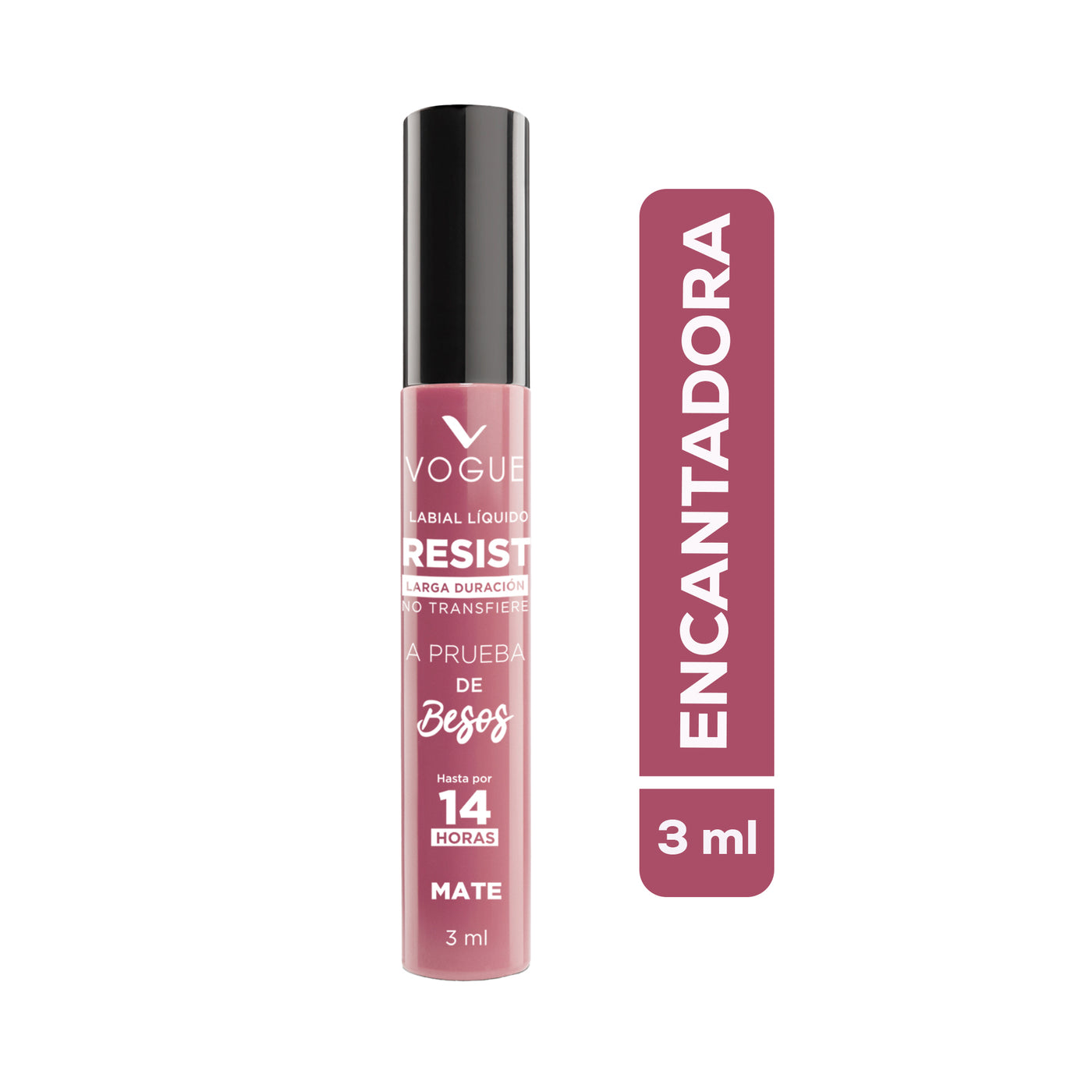 Vogue Labial Liquido Resist Encantadora 3Ml— Farmacorp