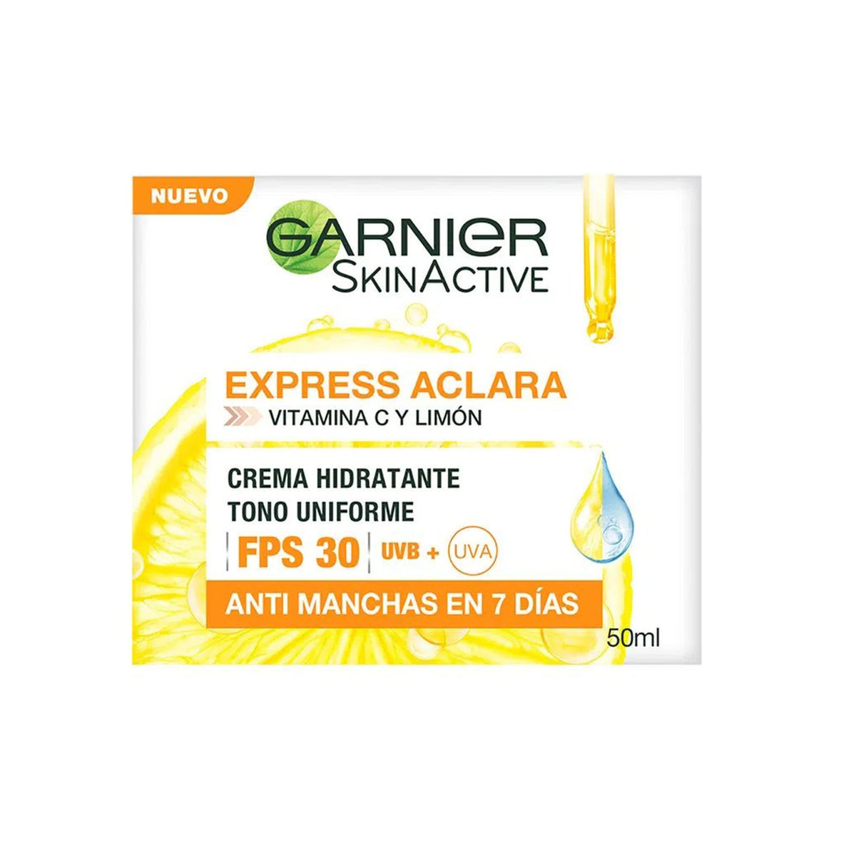 Garnier Crema Express Aclara Fps 30 Y Vitamina C X 70G— Farmacorp