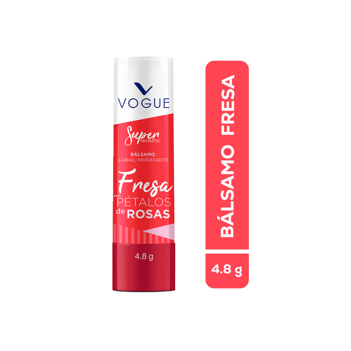 Vogue Kiss My Lips Reno Fresa Pet 4.8G— Farmacorp