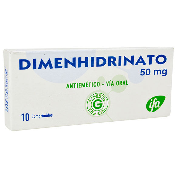 Dimenhidrinato 50Mg Generico X Tableta— Farmacorp