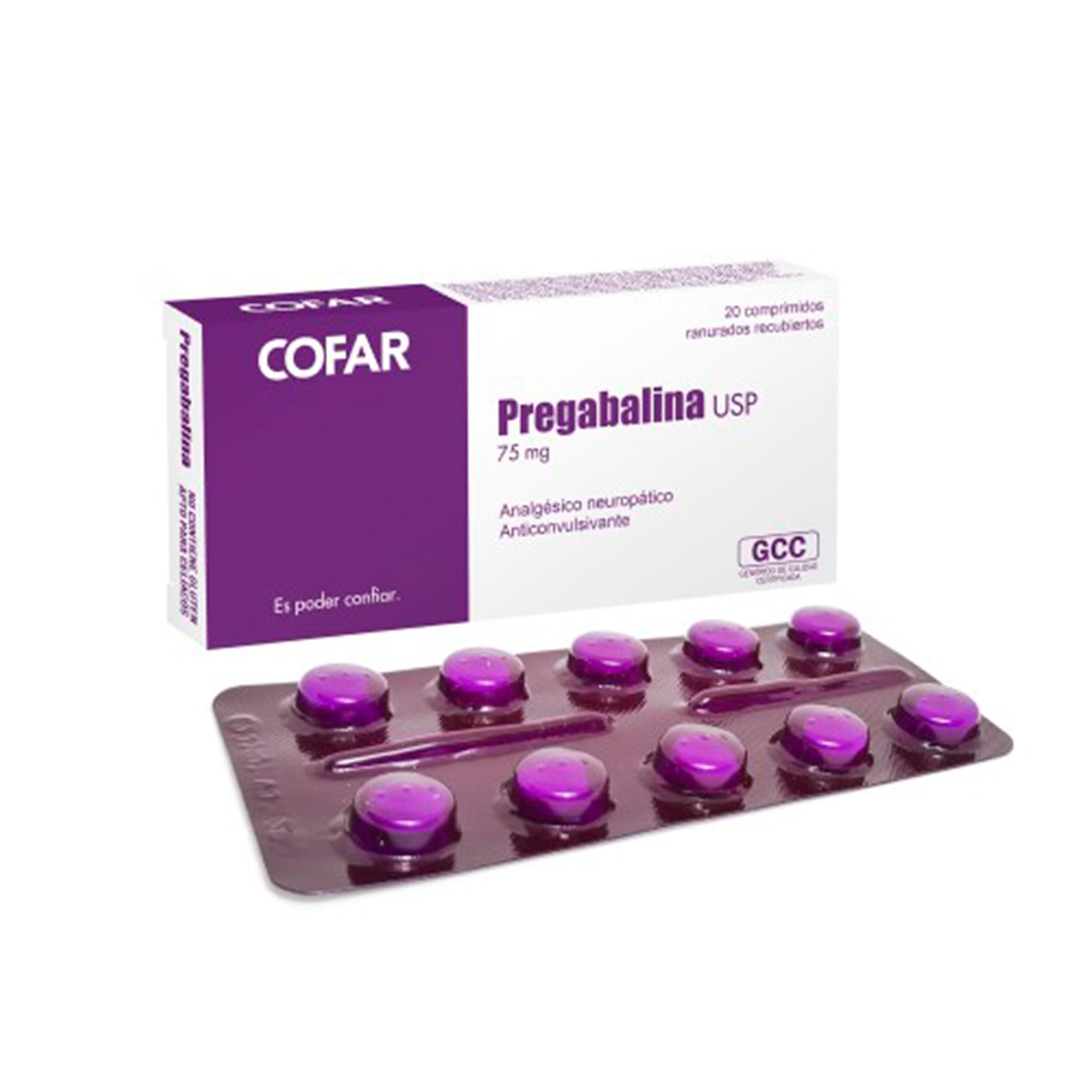 Pregabalina 75Mg Generico X Tableta— Farmacorp