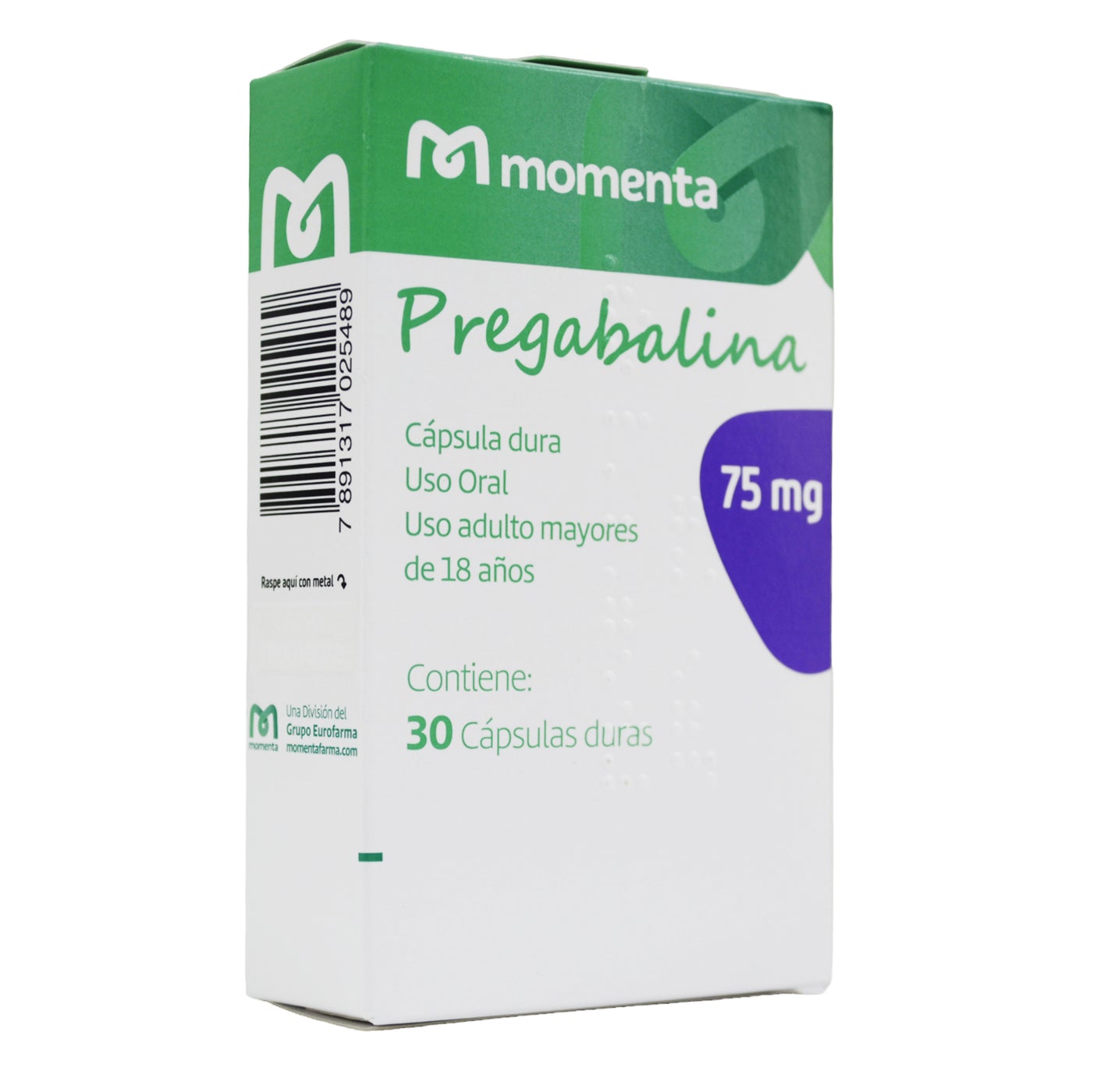 Pregabalina 75Mg Generico X Capsula— Farmacorp