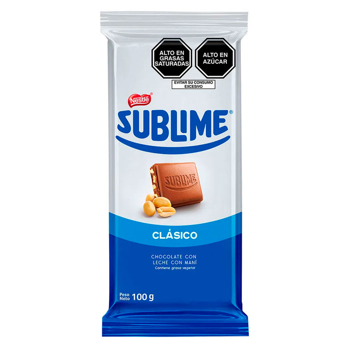 Sublime Clásico Chocolate Con Leche Y Maní X 100G— Farmacorp