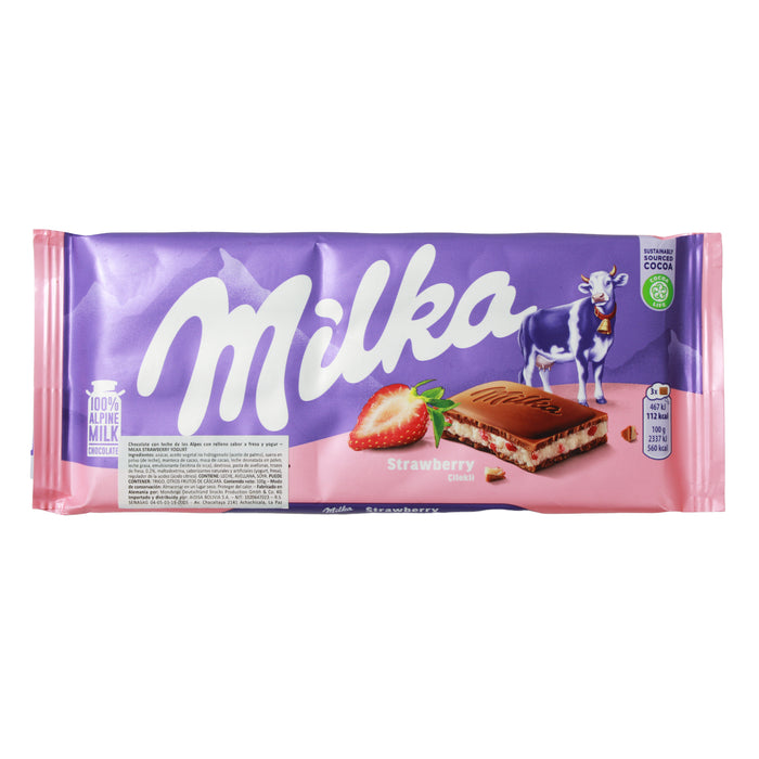 Milka Strawberry Yogurth Chocolate X 100G— Farmacorp