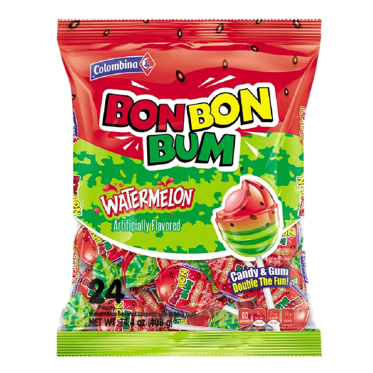 Chupete Bon Bon Bum Sabor Sandia X 336G— Farmacorp
