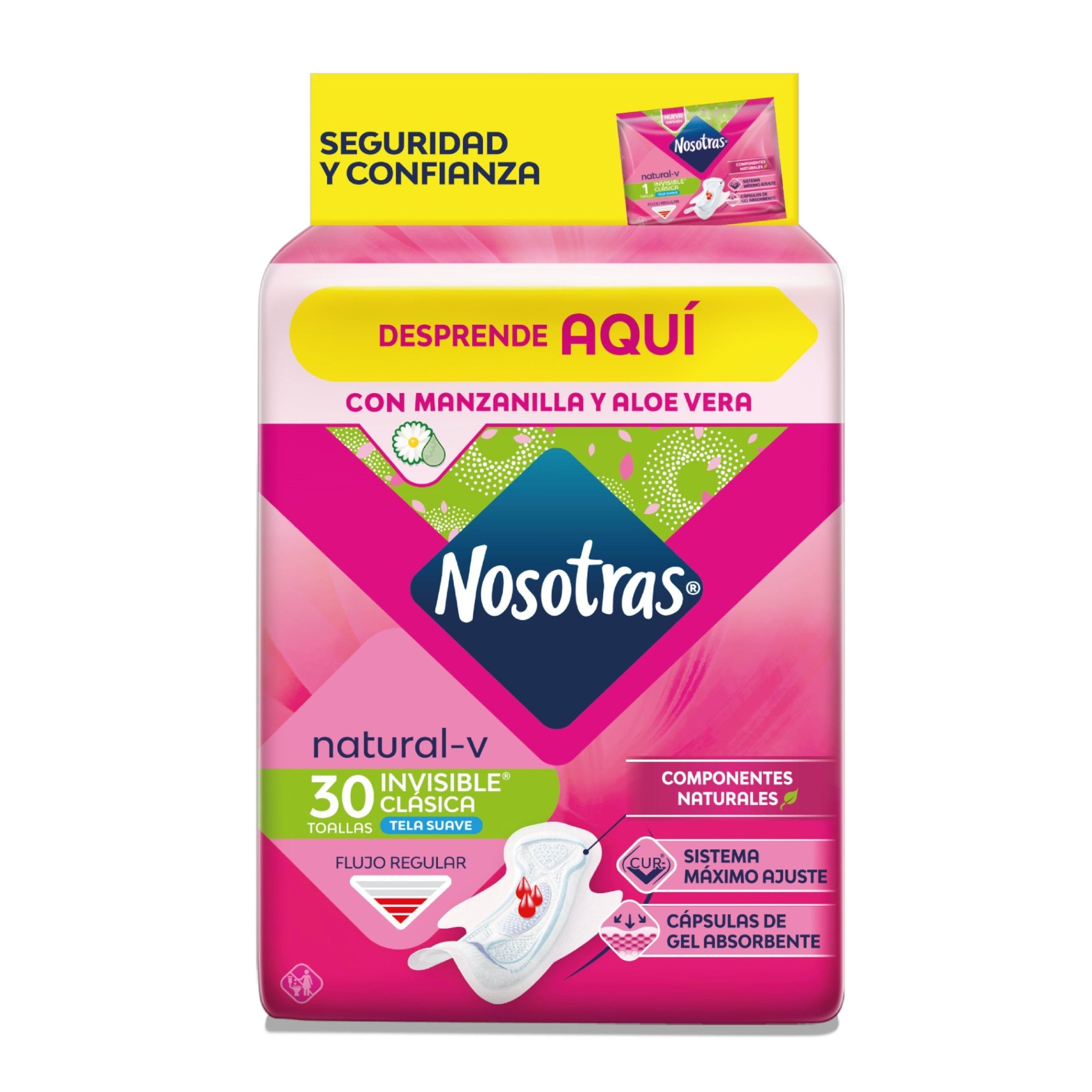Nosotras Clásica Invisible X 10 Unidades— Farmacorp