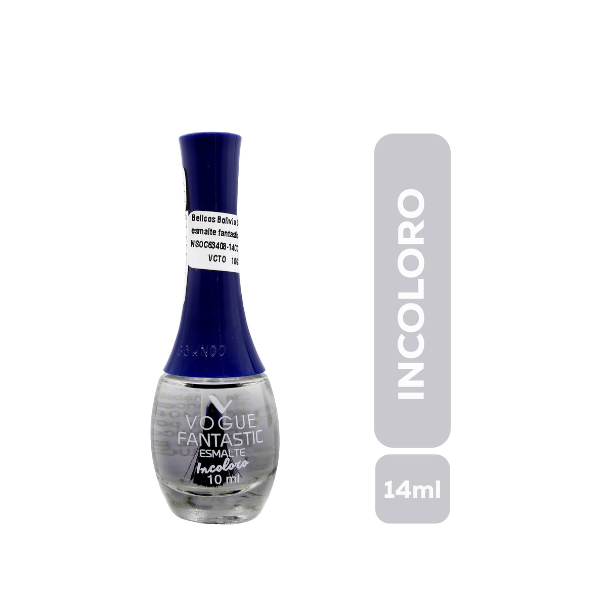 Vogue Esmalte Fantastic Incoloro 0110 Ml Ren— Farmacorp